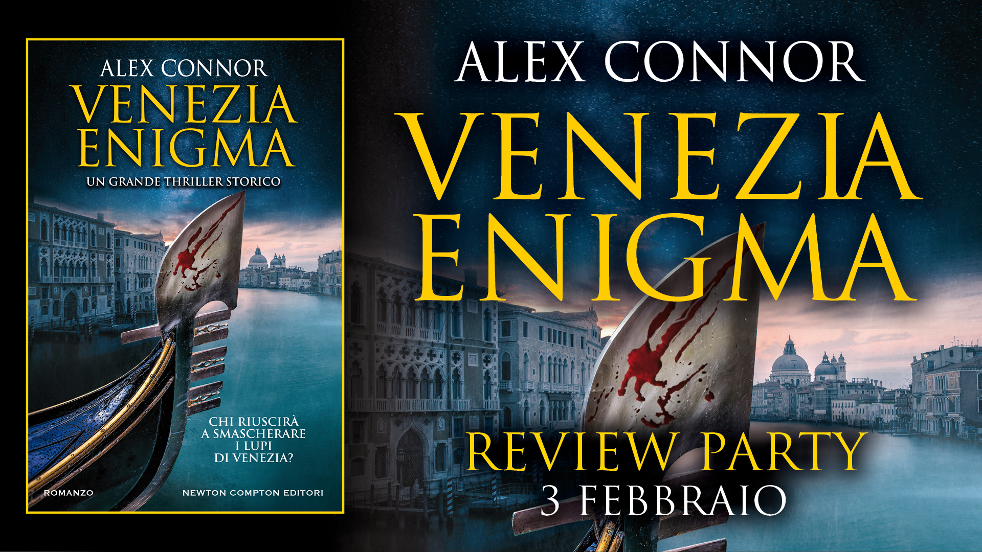 :: Review Party: Venezia Enigma di Alex Connor (Newton Compton 2021) a ...